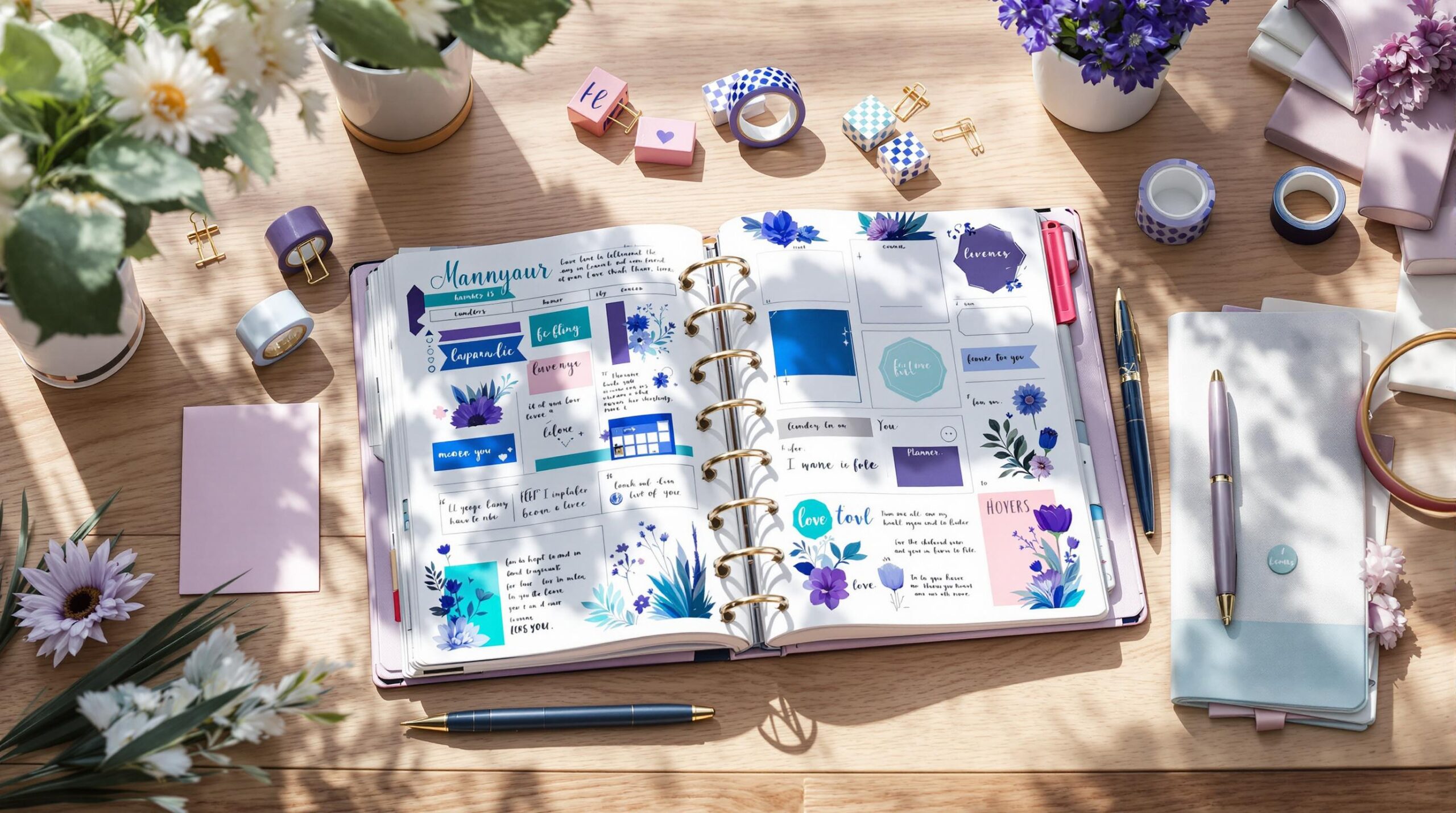 10 Creative Planner Set Up Ideas for Ultimate Organization - Dark Moon ...