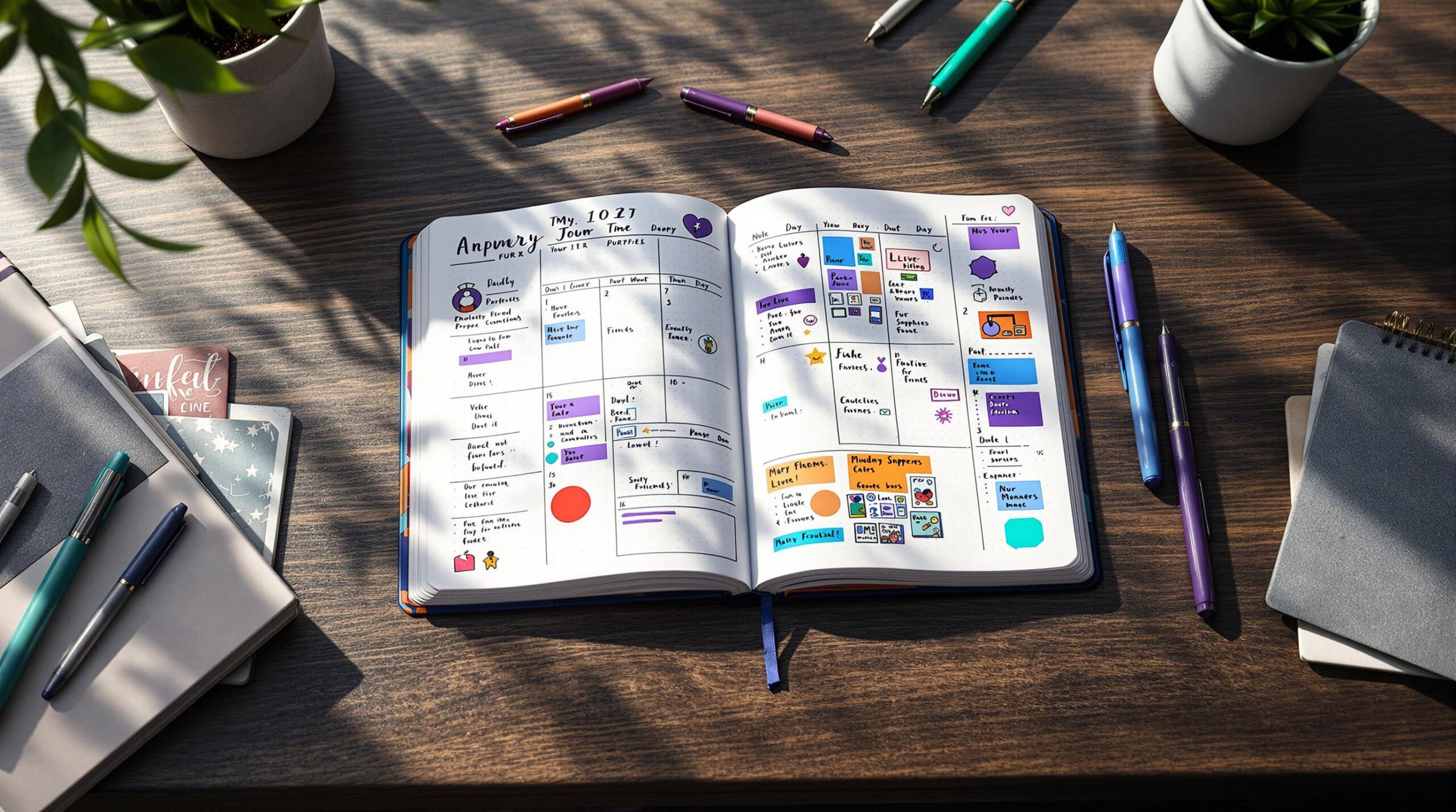 Bullet Journal Daily Schedule Tips for Better Time Management - Dark ...