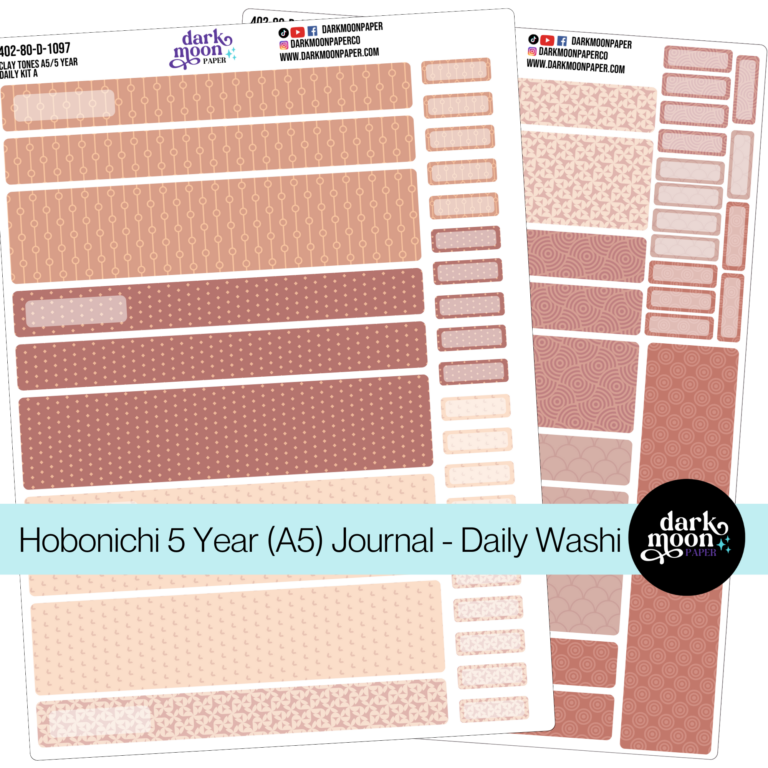 How to Use Aesthetic Planner Stickers for a Productivity Boost - Dark ...