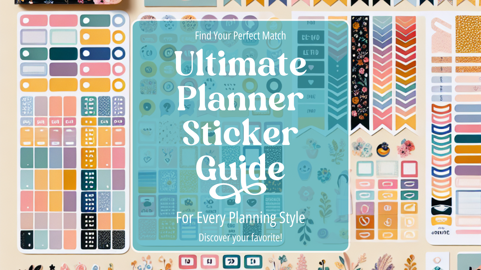 Planner Stickers: The Ultimate Guide to Personalize and Organize - Dark ...