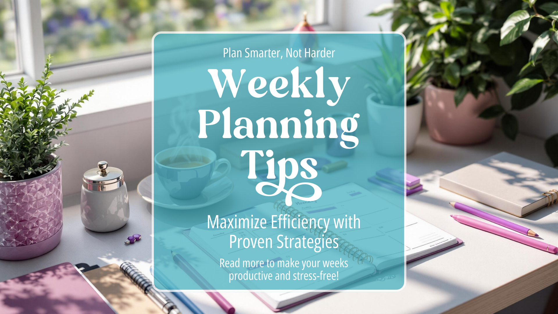 Weekly Planning Tips for a Productive and Balanced Week - Dark Moon Paper