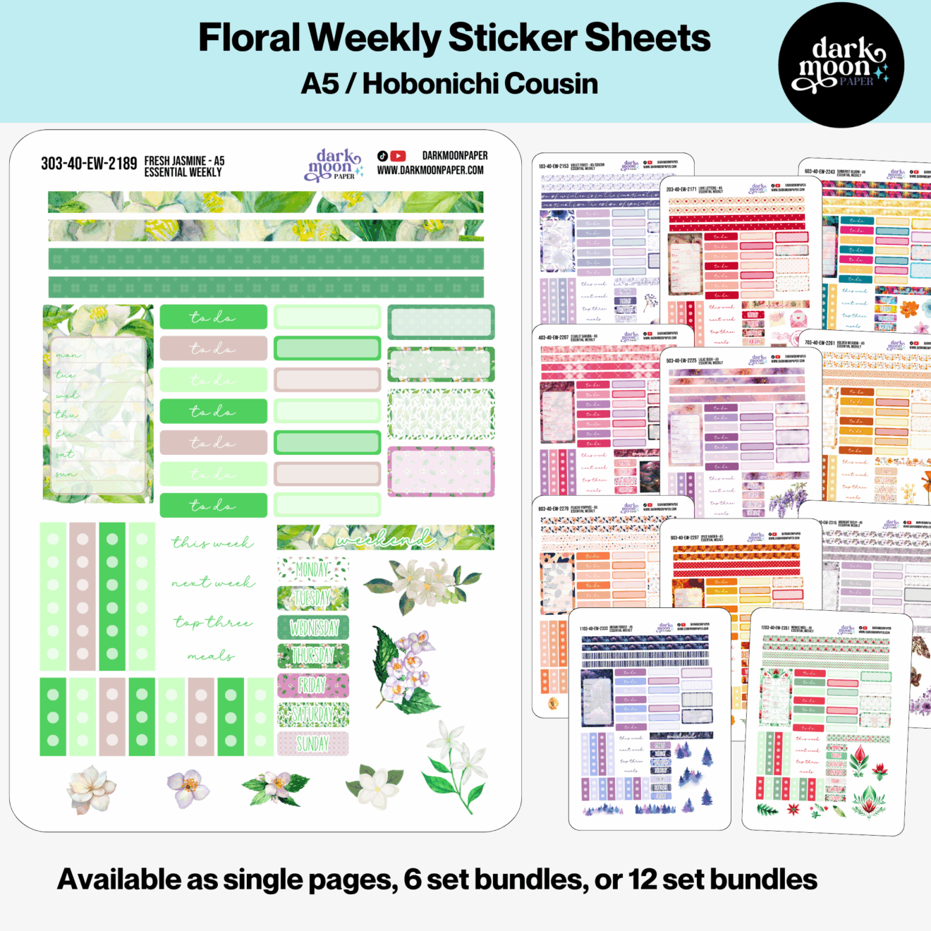 50 Fun and Creative Things to Do with Stickers - Dark Moon Paper