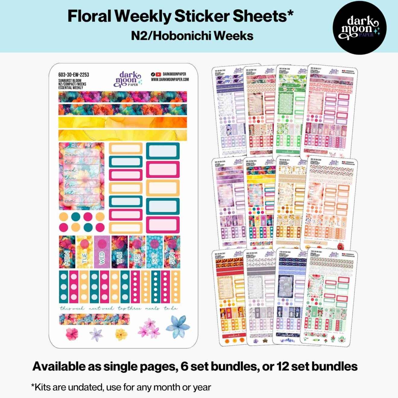 How to Style an On-Trend Botanical Planner Layout with Cottage ...